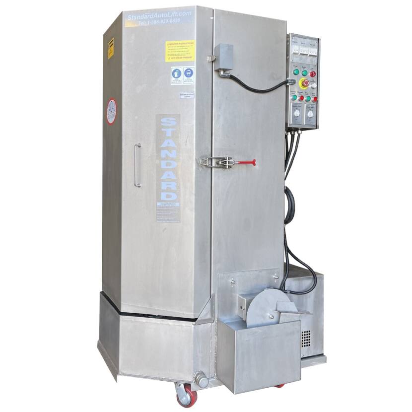 STAINLESS STEEL SPRAY WASH CABINET STW-750S | Standard Auto Lift